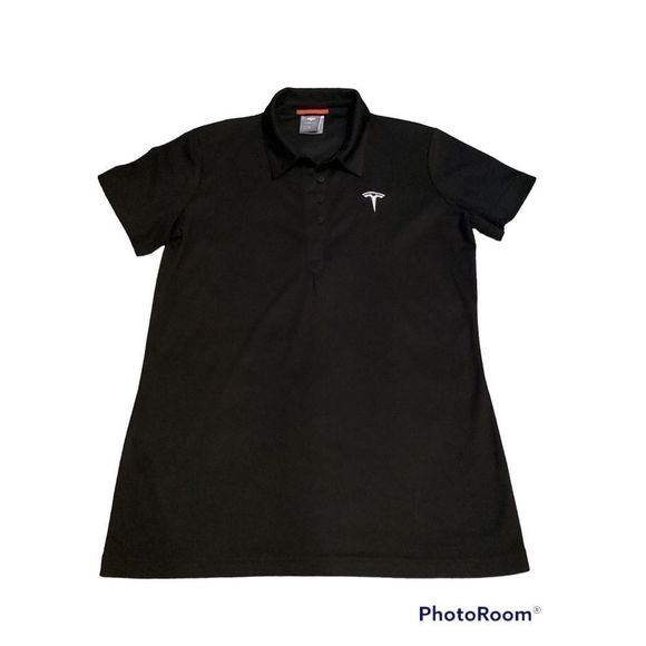 Tesla | Tops | Official Tesla 5button Blackshort Sleeve Polo Shirt Szm ...